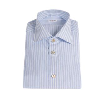 Kiton Herren, Shirts, Blau, XLGr&ouml;&szlig;e