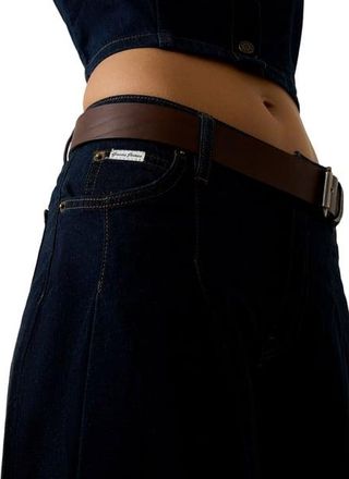 Guess Bermuda &agrave; taille mi-haute en denim de coton