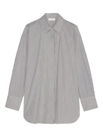 Marc O'Polo Gestreiftes Hemd - Schwarz