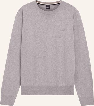 HUGO BOSS Pullover Upacas grau