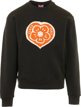 Kenzo Homme, Sweatshirts et sweats &agrave; capuche, Noir, Taille: L Boke Heart Classic SweaT-shirt