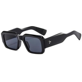 Generic Lunettes De Soleil Carr&eacute;es Dext&eacute;rieur For Hommes Et Femmes, For La Conduite, Les D&eacute;placements Quotidiens Vacances(Black)