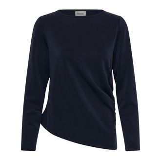 MY ESSENTIAL WARDROBE Langarmshirt - - Tops - Damen - Blau - M