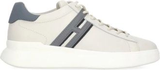 Hogan Homme, Chaussures, Beige, Taille: 41 1/2 EU H580 Lace-up H Profile