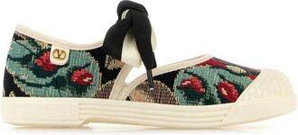 Valentino Garavani Femme, Chaussures, Multicolore, Taille: 38 1/2 EU Bay by Bay Mary Jane Baskets