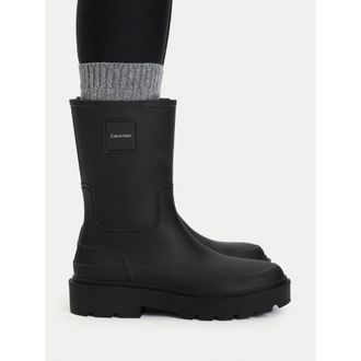 Calvin Klein Gummistiefel Calvin Klein Rainboot Rubber HW0HW03179 Schwarz