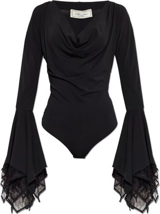 Blumarine Femme, Tops, Noir, Taille: 34 FR Body &agrave; Manches Longues