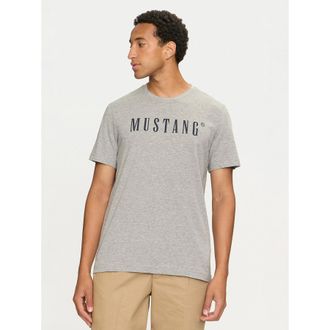 Mustang Jeans Mustang T-Shirt Austin 1014695 Grau Regular Fit