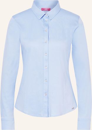 Cinque Cinque Hemdbluse Cisary Aus Jersey blau