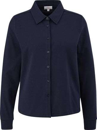 s.Oliver Damen T-Shirt Langarm Blue 32