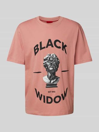 HUGO BOSS Oversized T-Shirt mit Rundhalsausschnitt Modell Dostalgi