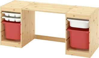 IKEA TROFAST Schreibtisch mit Boxen/Ablagen