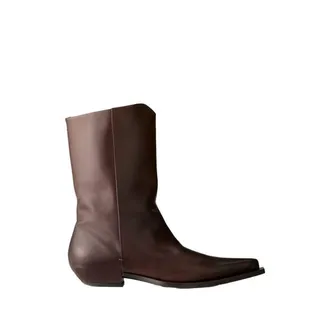 Calvin Klein Bottines Cheer en cuir