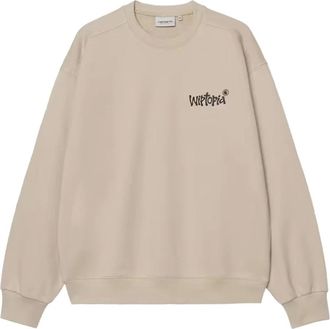 Carhartt Work in Progress Homme, Sweatshirts et sweats à capuche, Beige, Taille: M Wiptopia SweaT-shirt