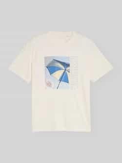 Tom Tailor Regular Fit T-Shirt aus reiner Baumwolle