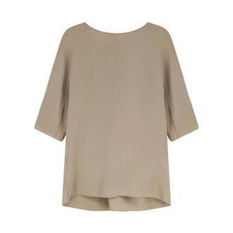 Max Mara Femme, Blouses et Chemises, Beige, Taille: 38 FR Mxegattini Blouse