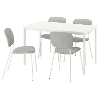 IKEA VIHALS / VIHALS Tisch und 4 St&uuml;hle