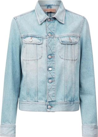 Maison Margiela Femme, Vestes, Bleu, Taille: 36 FR Veste en jean fendue au dos
