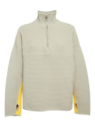 Hermès pull côtelé - Gris