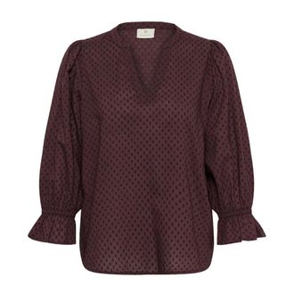Kaffe Jordis Bluse - - Blouses & Shirts - Damen - Lila - XL