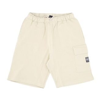 PROPAGANDA Cargo Sweatshorts Klassisches Label - - Shorts - Herren - Beige - L