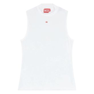 Diesel &Auml;rmelloses Oberteil mit Stehkragen - - Tops - Damen - Wei&szlig; - XS