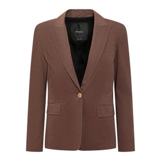 Pinko Pinko, Femme, Vestes, Brun, Taille: 38 FR Freda Blazer