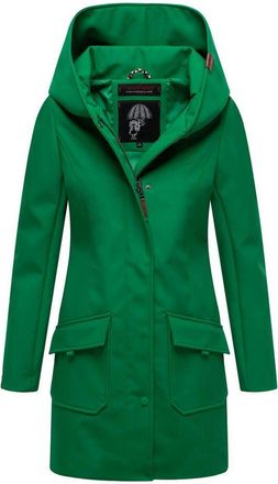 Marikoo Softshelljacke Softshelljacke Mayleen - Damen Übergangsjacke mit Kapuze und Taillierter Schnitt, hoher Tragekomfort und stilvolle Details