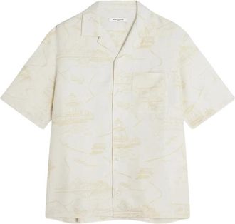 Maison Kitsun&eacute; Parisian Map Resort Shirt