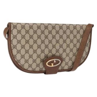 Gucci Sac bandouli&egrave;re en plastique Pre-owned - Femme - Pre-owned - Beige - Taille: ONE Size