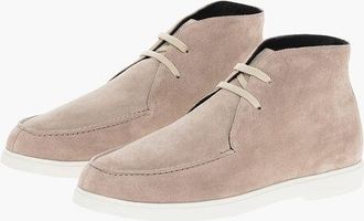 Moorer Suede BRUSCHI Desert Booties with Rubber Sole size 43