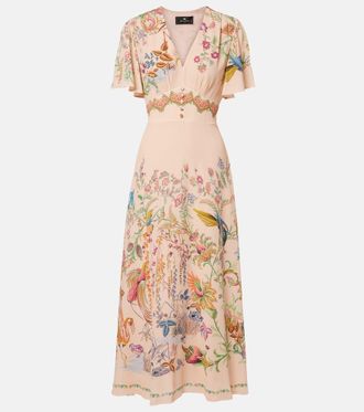 Etro Robe midi imprim&eacute;e