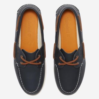 Timberland Womens Loafers Classic Boat Navy Leather