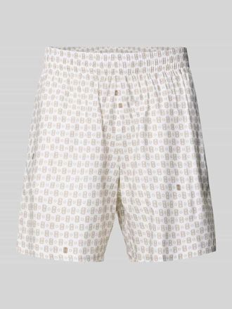 Lacoste Regular Fit Chinoshorts aus Baumwoll-Viskose-Mix Modell Aop Short Tenniscourt