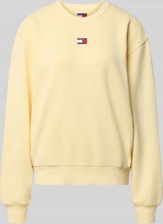 Tommy Jeans Regular Fit Sweatshirt aus Baumwoll-Mix