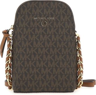 Michael Kors 32T0GT9C1B-252 JETSET CHARM PHN XBODY Women BRN/ACORN Size One Size