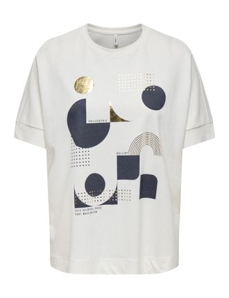 Only Onljany S/S O-Neck Print Top Box JRS