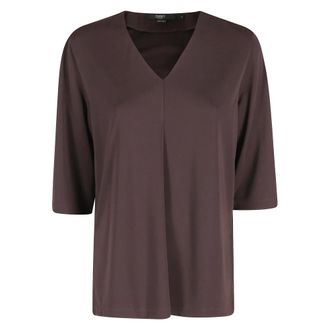 Seventy Femme, Tops, Brun, Taille: 42 FR Tricots Scollo V