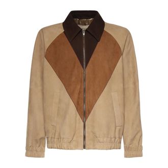 Valentino Garavani Homme, Vestes, Multicolore, Taille: XL Panel Color Jacket