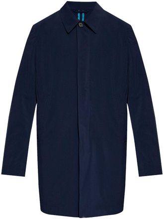 Paul Smith manteau droit &agrave; simple boutonnage - Bleu