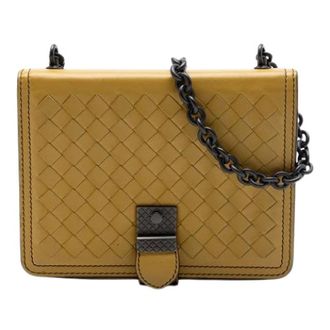 Bottega Veneta Pre-owned Gewebte Nappa Schultertasche - - Pre-owned - Damen - Gelb - ONE SIZE