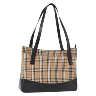 Burberry Sac cabas vintage Pre-owned - Femme - Pre-owned - Beige - Taille: ONE Size