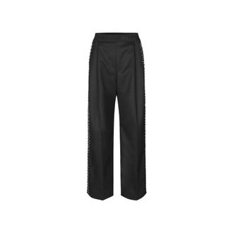 Stine Goya Stilvolle Weit geschnittene Hose - - Trousers - Damen - Schwarzk - S