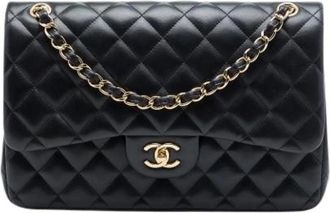 Chanel Pre-owned Sac Bandouli&egrave;re Double Flap - Femme - Pre-owned - Noir - Taille: ONE Size