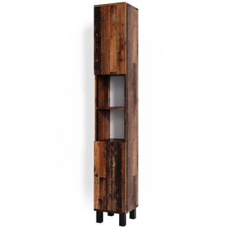Vicco Meuble de rangement de salle de bain Fynn, Ch&ecirc;ne rustique, 30 x 190 cm