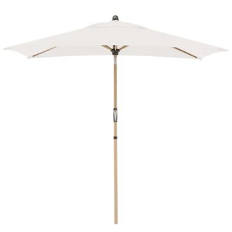 Doppler Kurbelschirm Alu-Wood Ultra, ca. 210 x 140 cm Natur