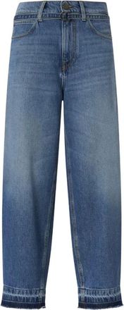 Pinko Pinko, Femme, Jeans, Bleu, Taille: W25 Estelle Belt Egg Jeans