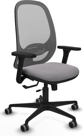 Piqueras y Crespo Schreibtischstuhl mit 3D-Armen, h&ouml;henverstellbare Lendenwirbelst&uuml;tze, ausgestattet mit Syncro/Translack und Schneidschaum, mit Rollen von 65 mm, Parke