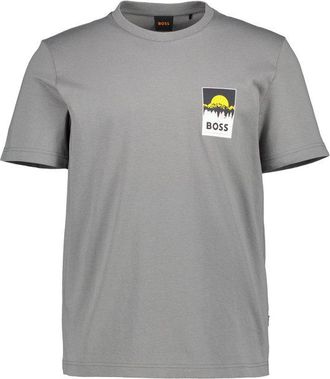 Boss Orange by Hugo Boss BOSS Orange Herren T-Shirt grau Baumwolle
