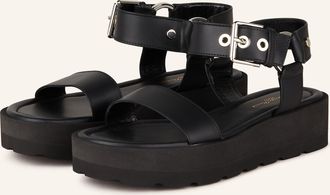 Gianvito Rossi Plateau-Sandalen Flatform schwarz